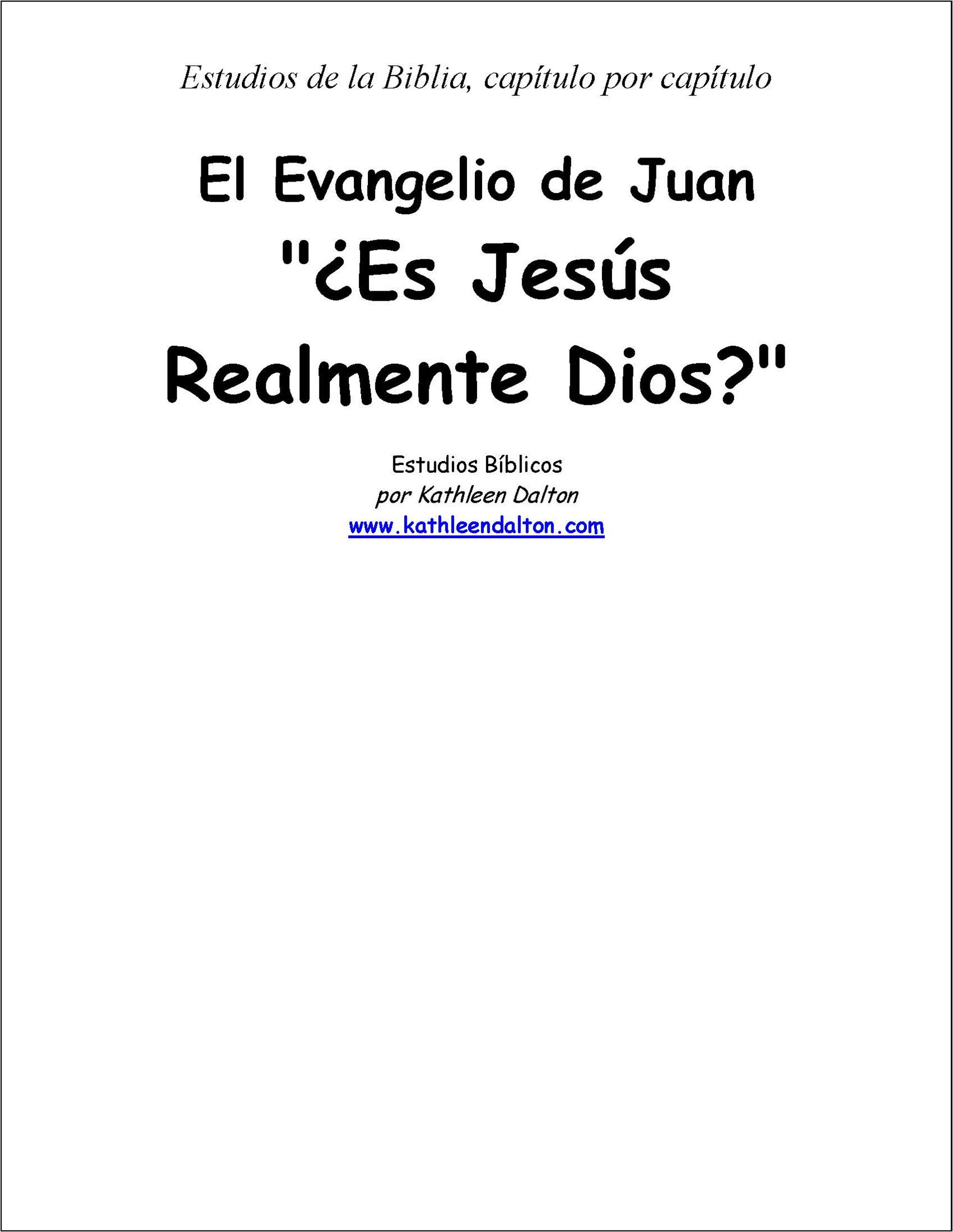 El Evangelio de Juan – The Gospel of John – Spanish translation – Bible ...